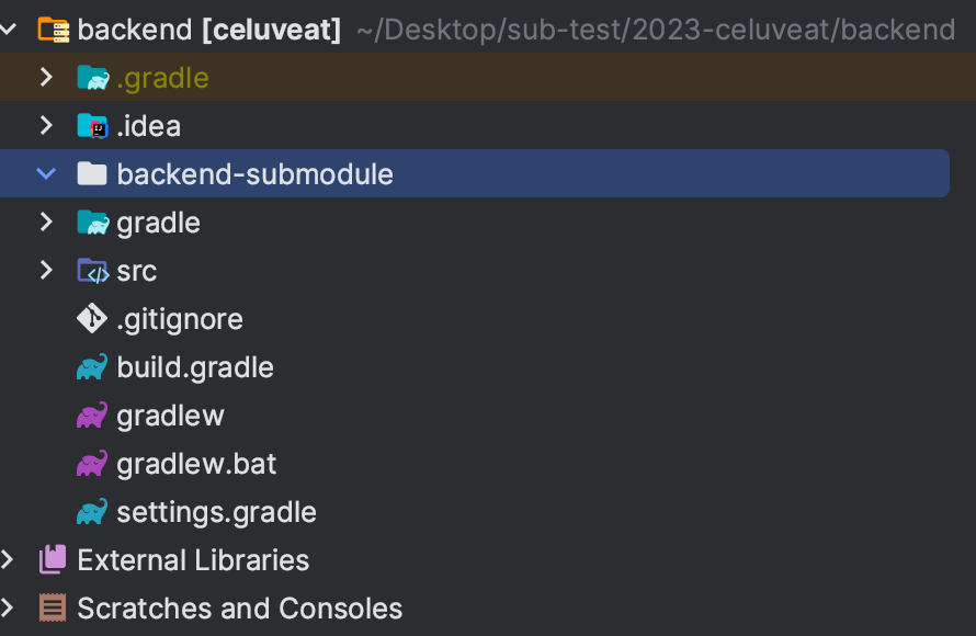 Submodule 도입하기 | Celuveat